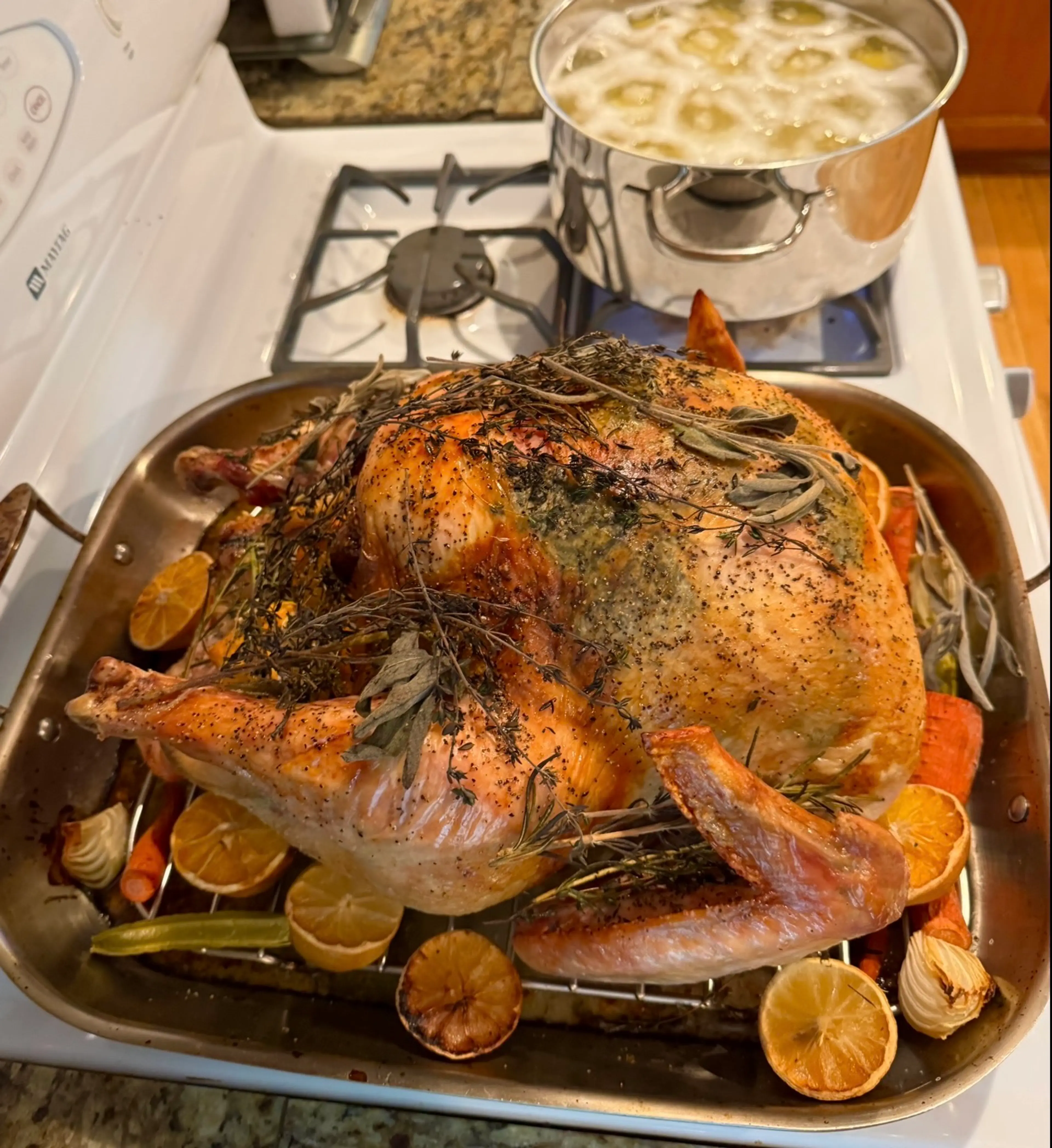 Mom’s Citrus-Herb Roasted Turkey! | Umami