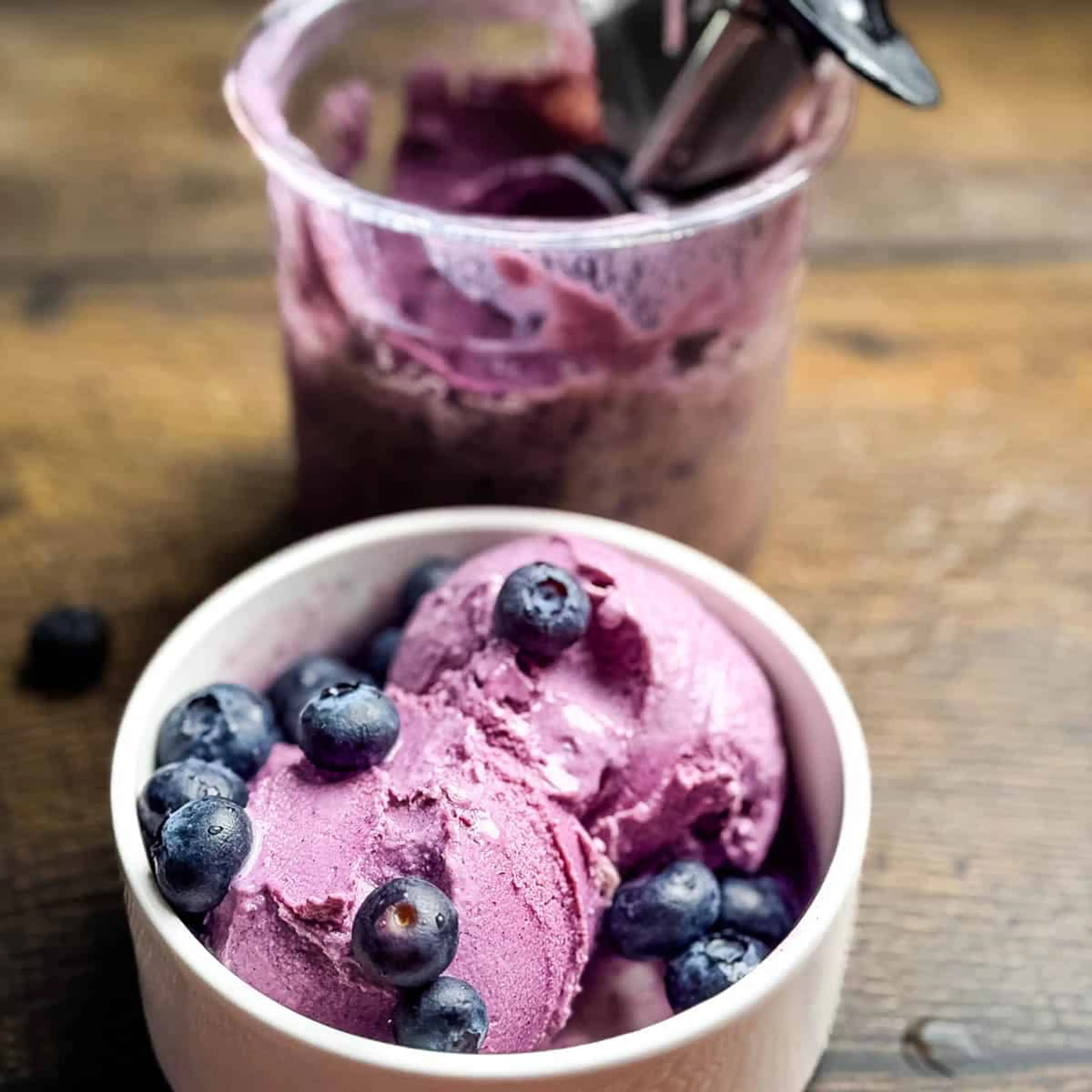 Ninja Creami Blueberry Ice Cream | Umami